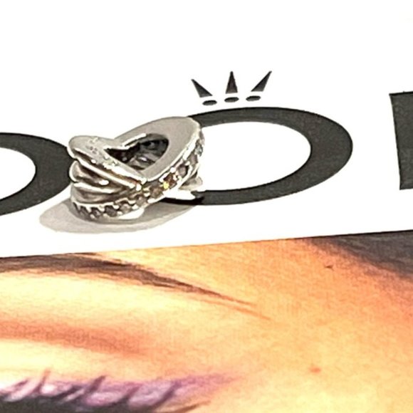 Pandora | Jewelry | Pandora Sterling Silver Galaxy Spacer With Clear ...